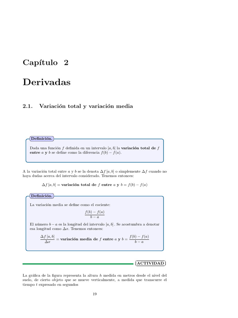 Derivadas | PDF | Velocidad | Derivado