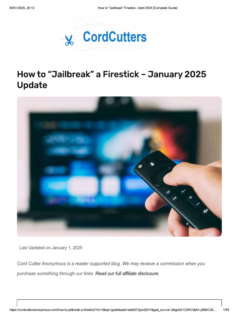 How Jailbreak Your Fire Stick | PDF