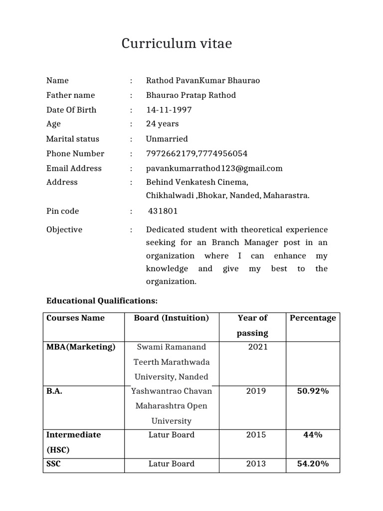 PavanKumar-Resume | PDF