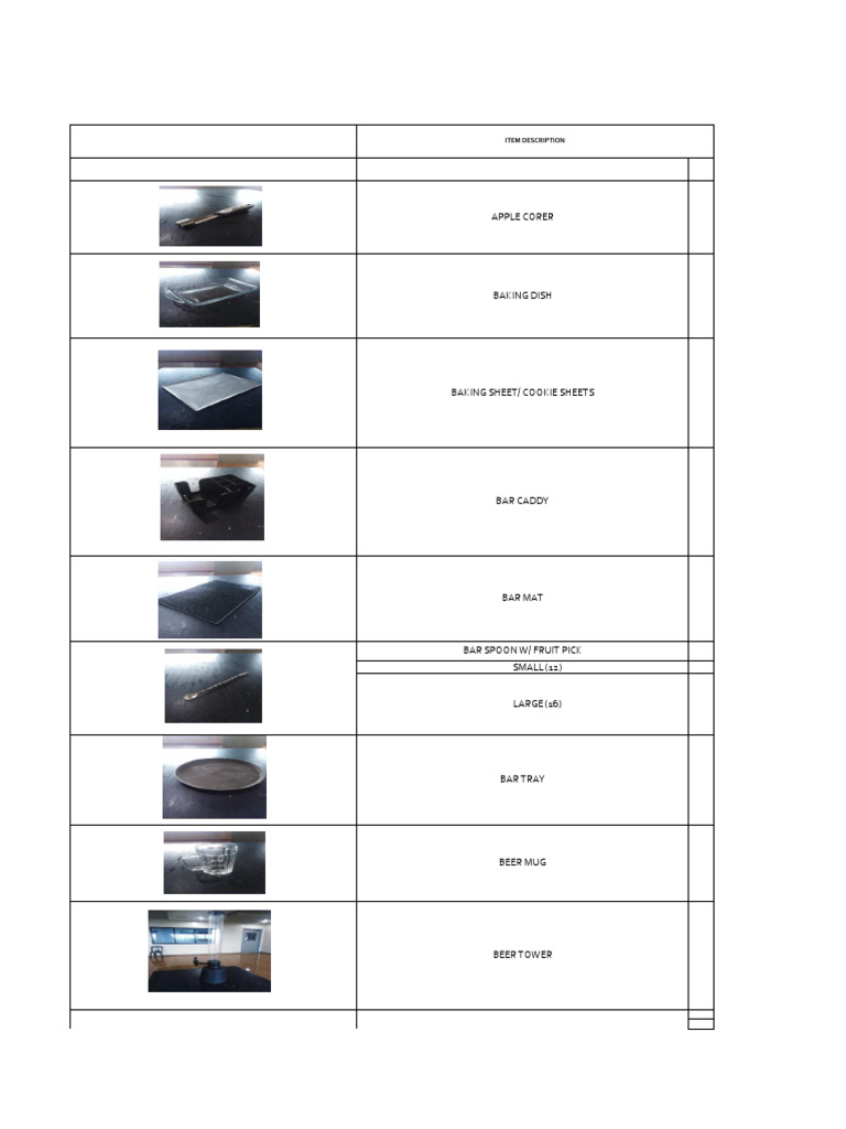 Materials Equipment Terminology L | PDF | Tableware | Spoon