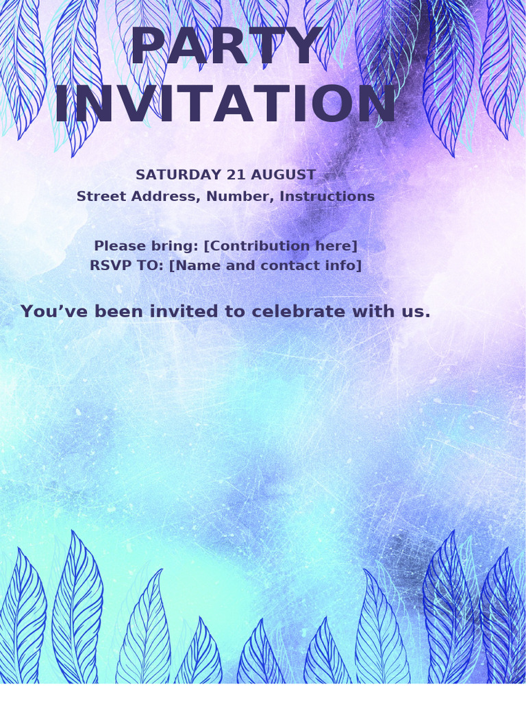 Party Invitation | PDF