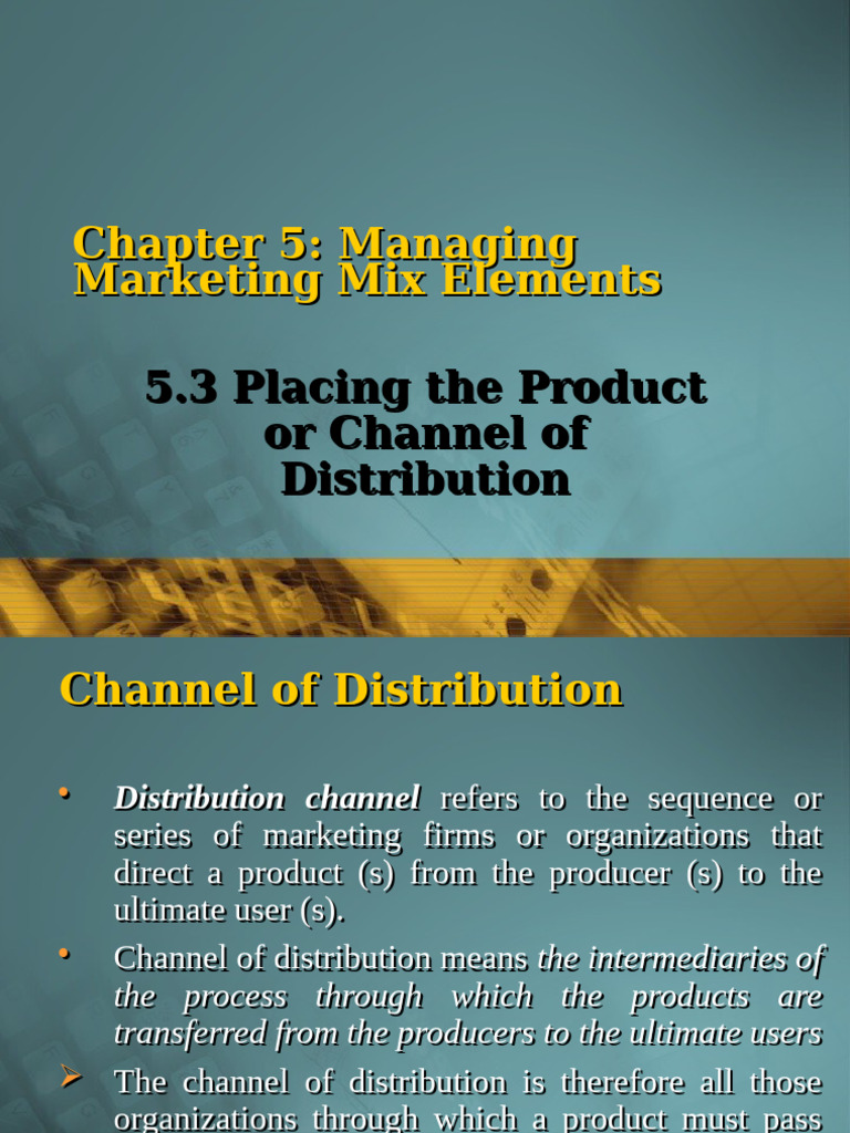 Managing Marketing Distribution Channels | PDF | Retail | Marketing