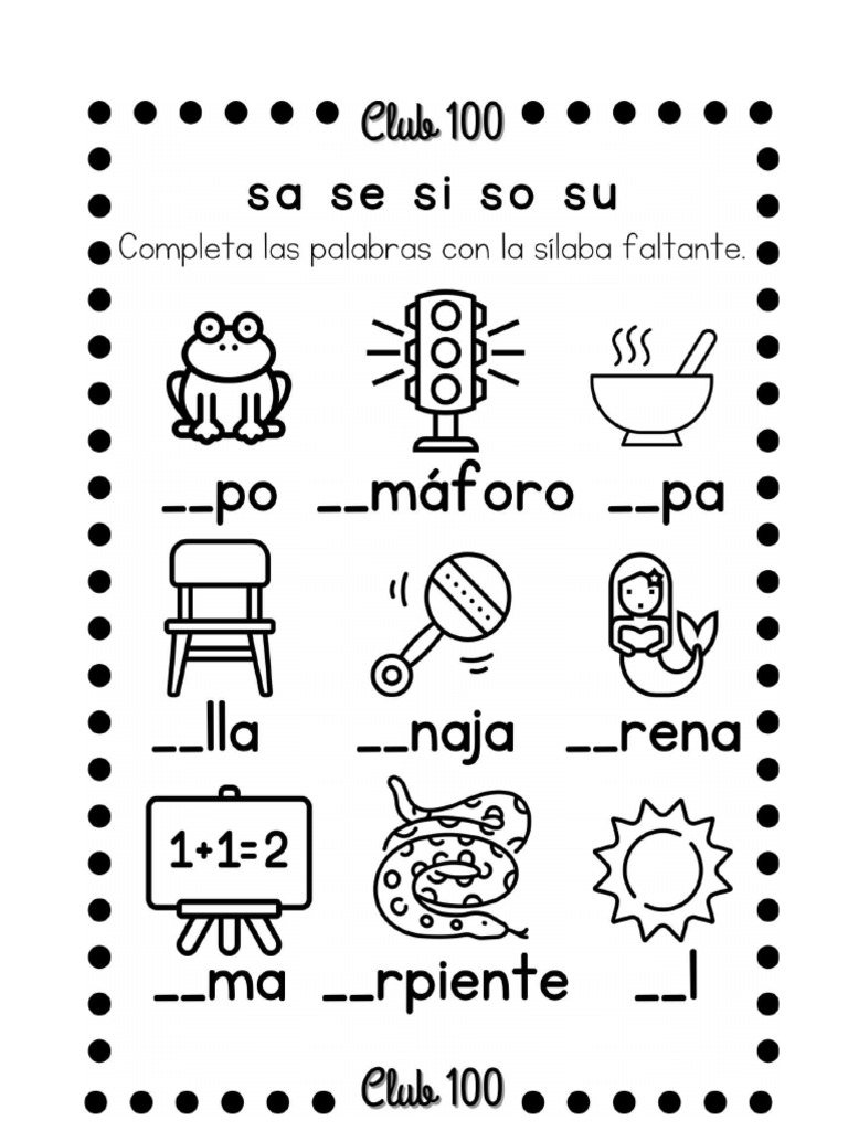 Sa Se Si So Su | PDF