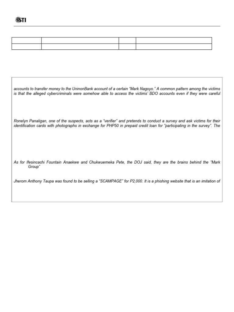 Cybersecurity Solutions for BDO Hack | PDF | Phishing | Security