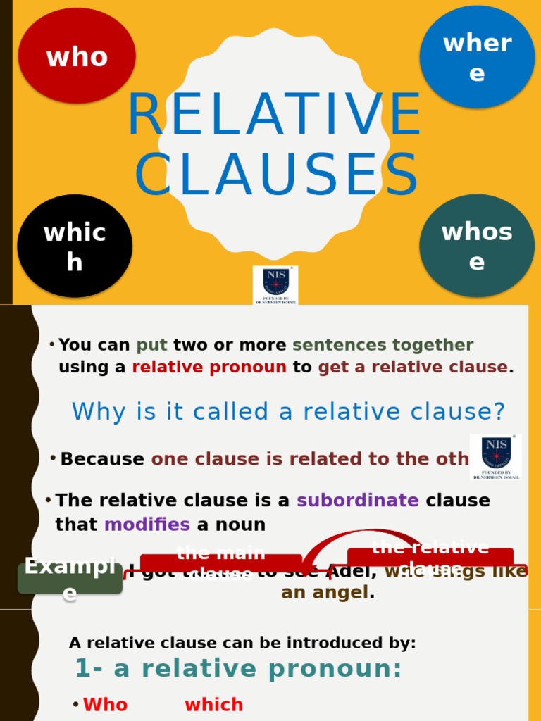 Relative Clauses | PDF | Pronoun | Syntax