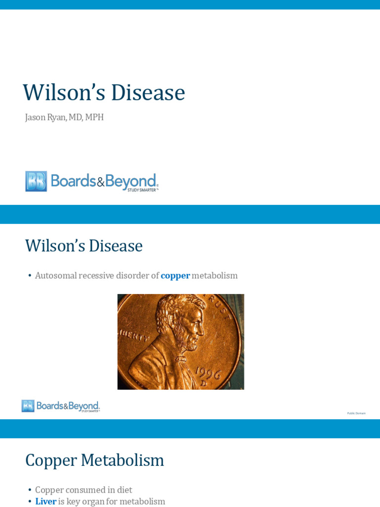 Wilson's Disease Atf | PDF | Diseases And Disorders | Medical Specialties