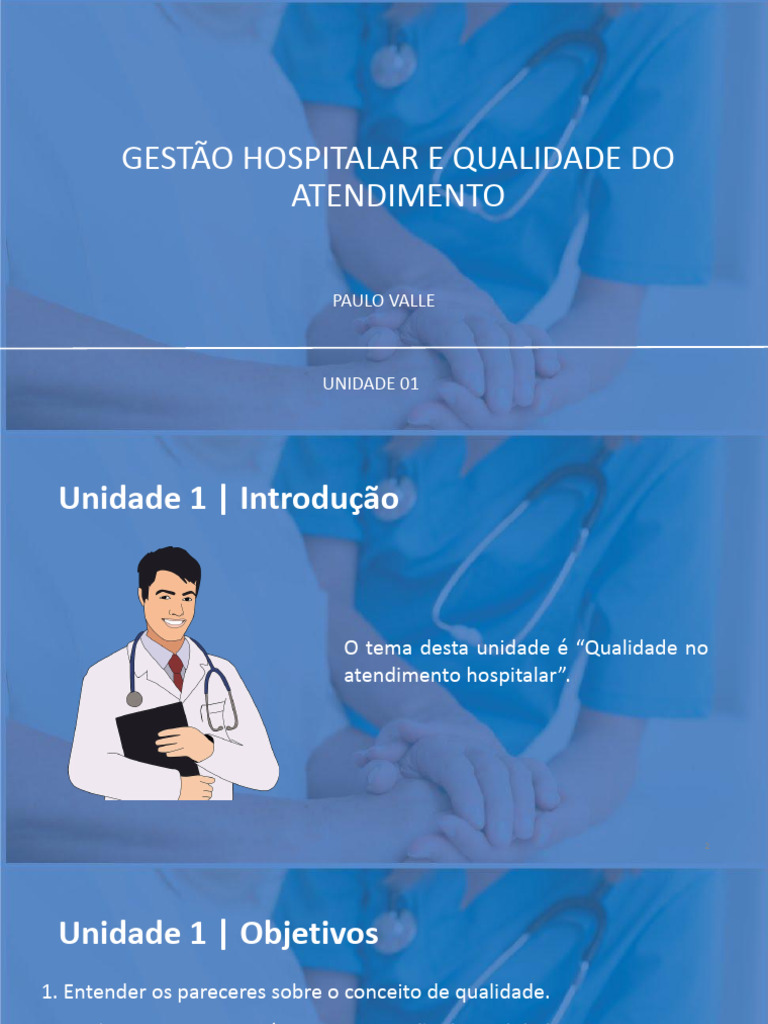Qualidade no Atendimento Hospitalar | PDF | Qualidade (negócios ...