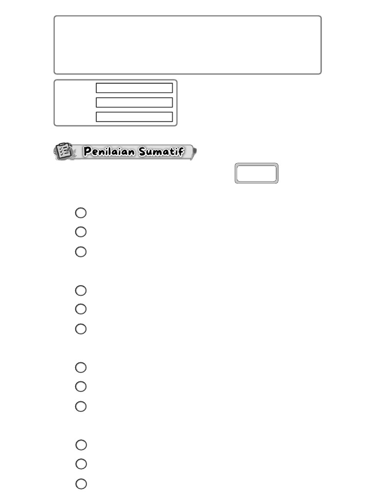 SD Seni Rupa 2 Penilaian Sumatif 7 | PDF