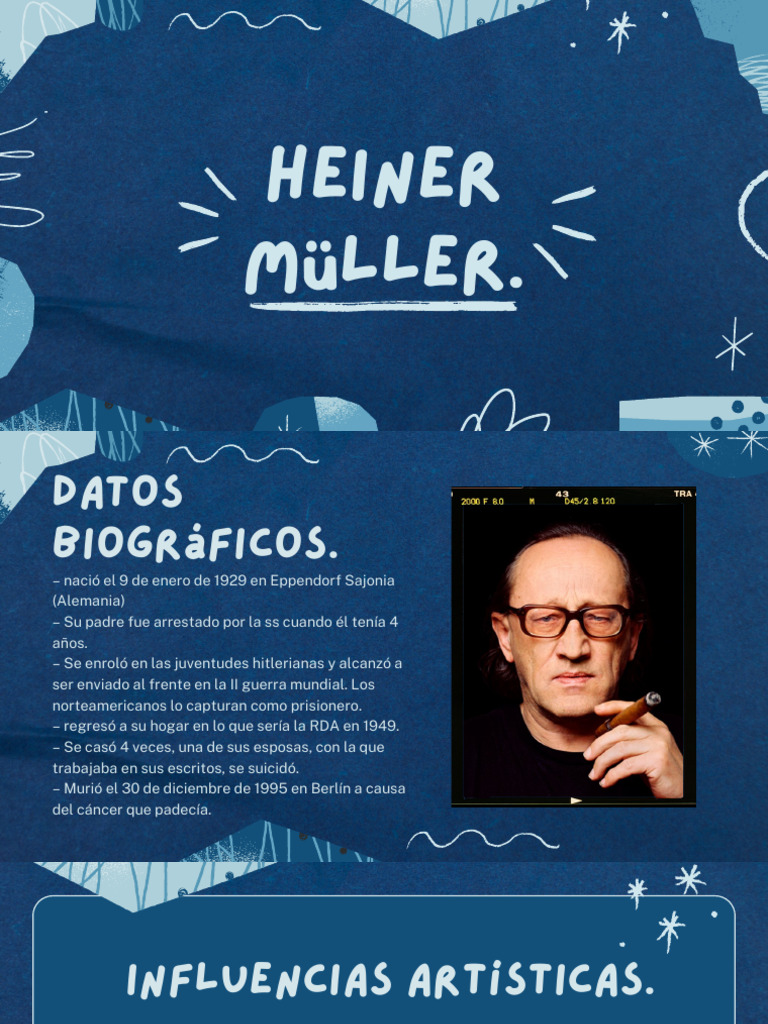 Heiner Müller: Vida y Obra Dramática | PDF