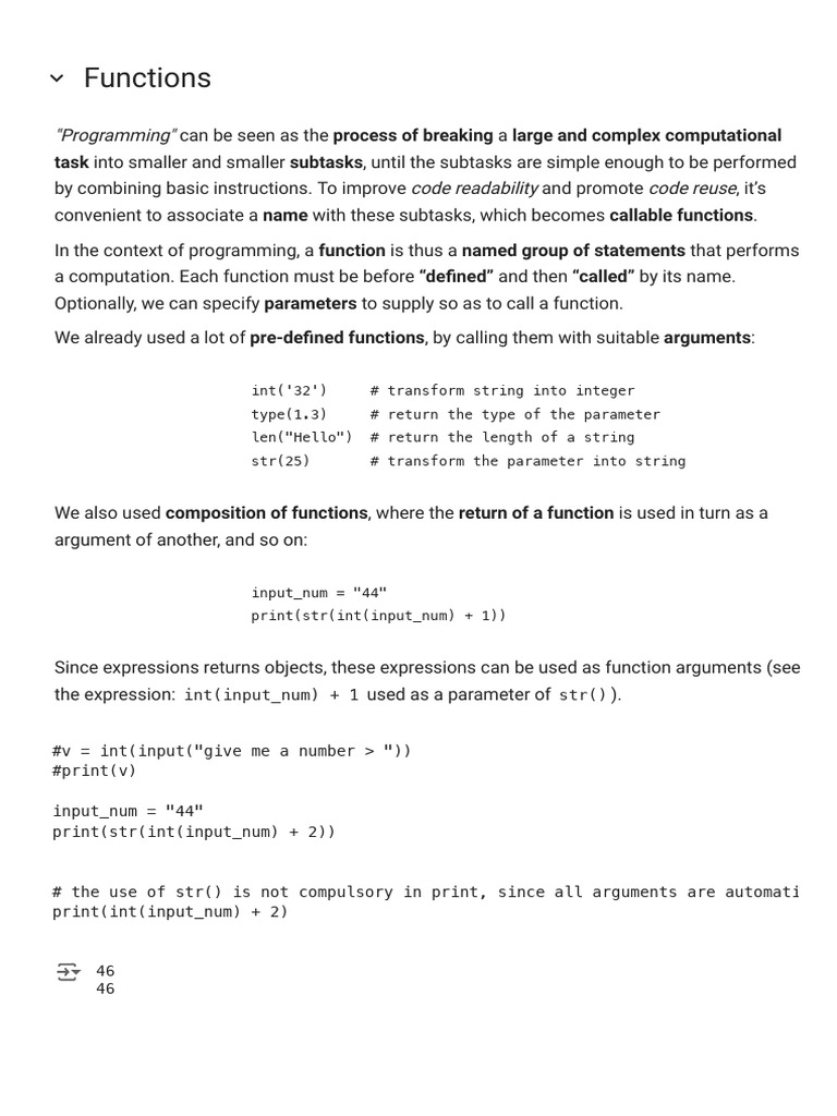 06_functions.ipynb - Colab | PDF | Parameter (Computer Programming) | Integer (Computer Science)