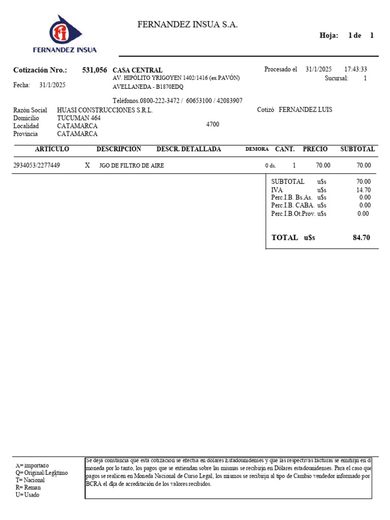 Seagate Crystal Reports - REP-COTIZ-NVA | PDF | Pagos | Bancario