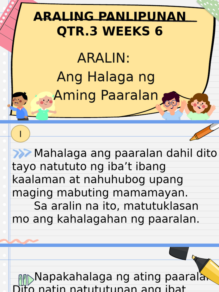 QTR 3 AP Week 6 | PDF