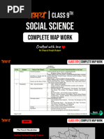 Class 9th - Complete Map Work PDF | PDF | Earth Sciences | Geography