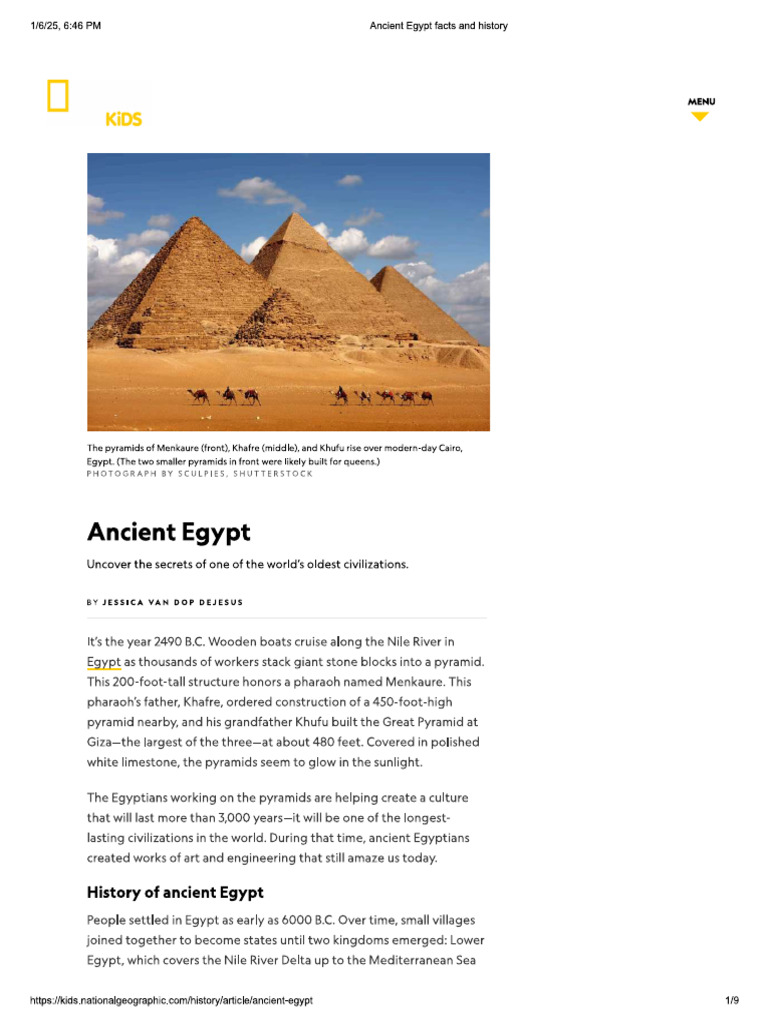 Early Empires in Egyptian Civilization | PDF