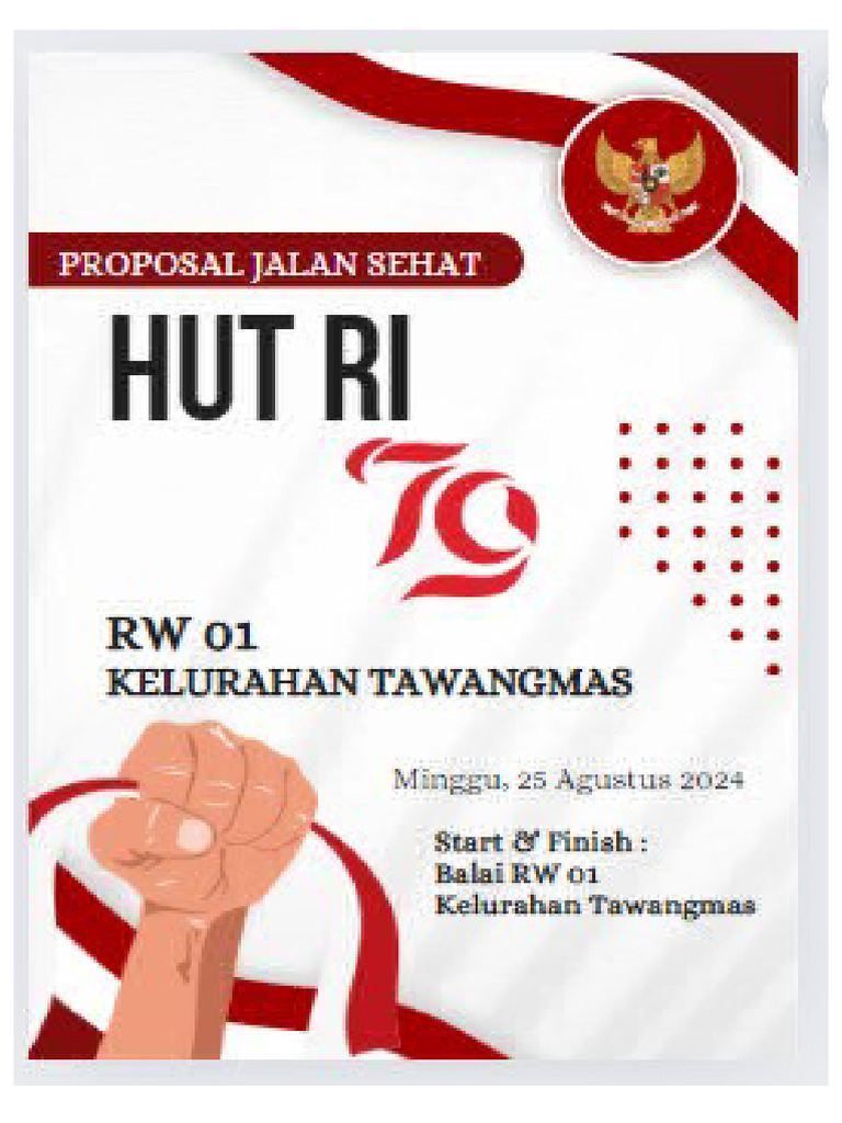 Cover Proposal Jalan Sehat RW 01 | PDF