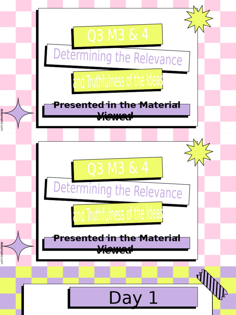 Q3 M34 Day 1 Fact or Opinion | PDF | Bias | Elephant