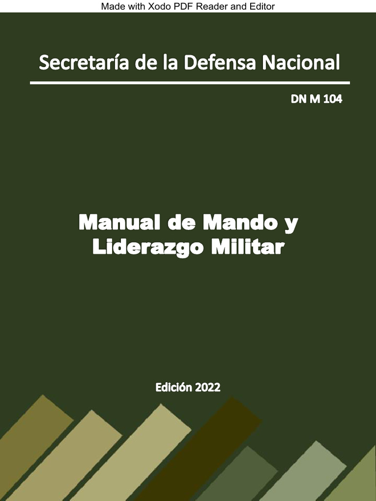 Manual de Mando Militar-2022 | PDF | Liderazgo | Militar