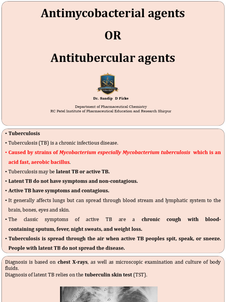 Antituberculosis Agents | PDF | Tuberculosis | Mycobacterium