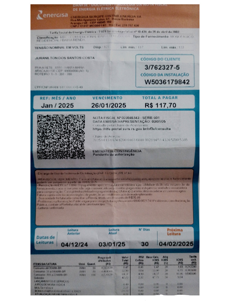 Comprovante de Residência | PDF