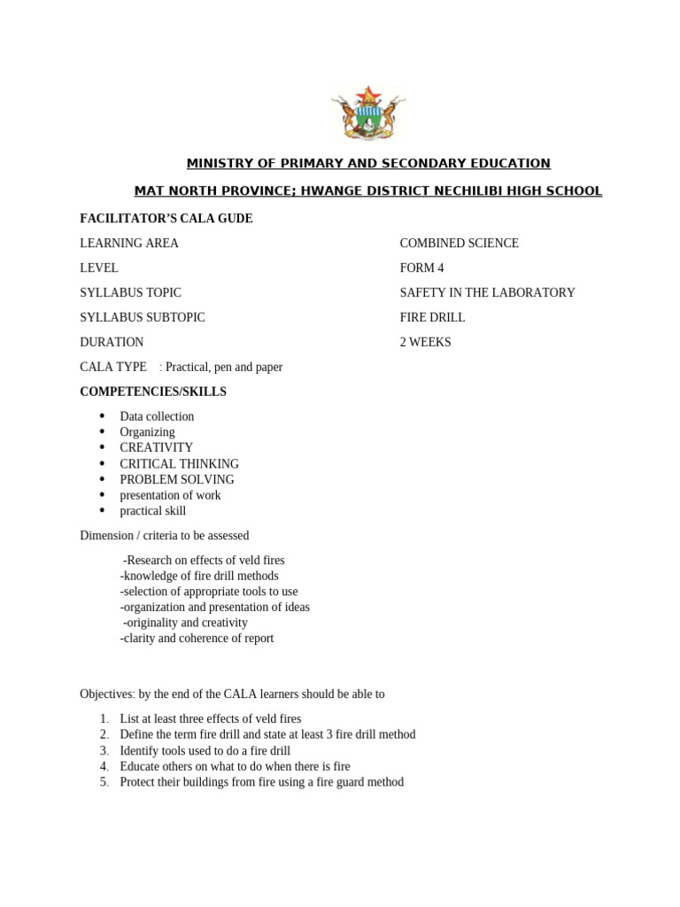 Form 4 Fire Safety Education | PDF | Learning | Creativity
