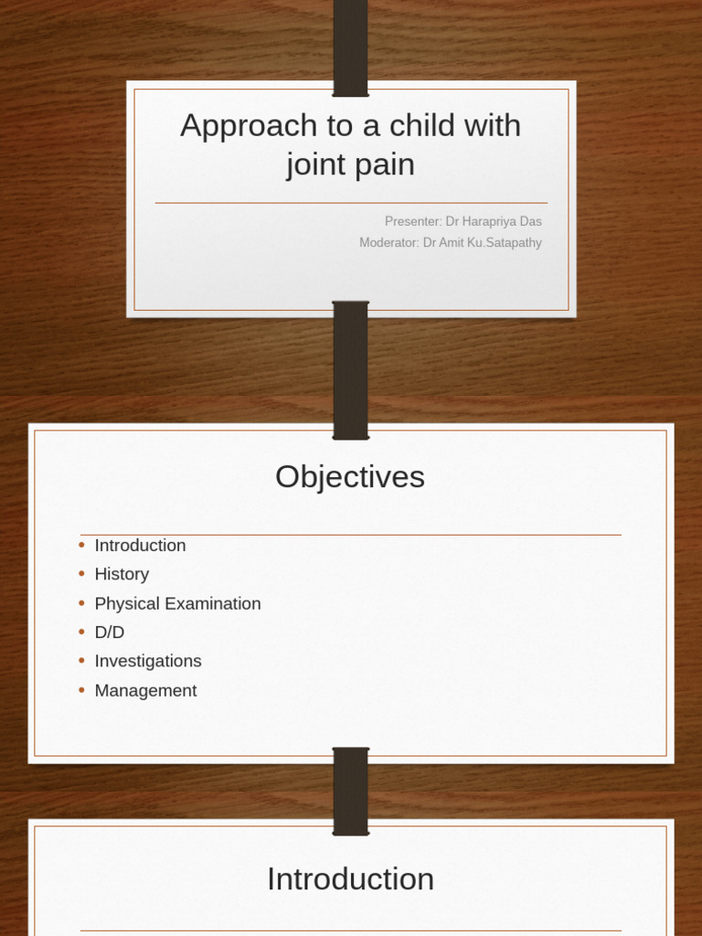 Pediatric Joint Pain Assessment Guide | PDF | Arthritis | Rheumatoid ...
