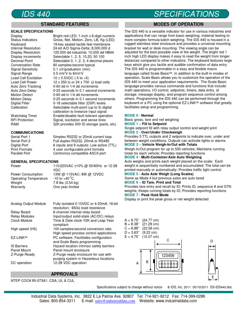 DS440 | PDF | Computer Keyboard | Relay