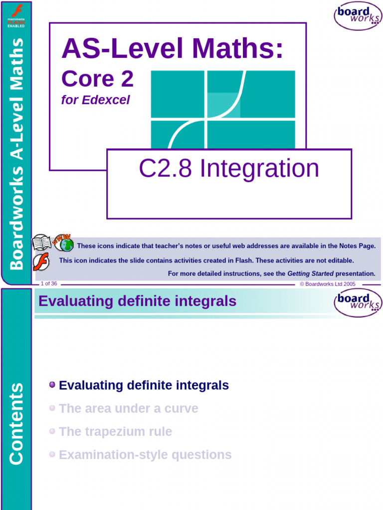 C2.8 Integration | PDF | Integral | Velocity