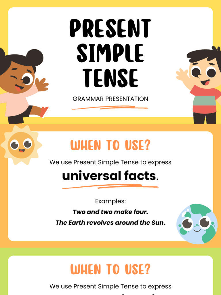 Present Simple Tense Grammar Guide | PDF