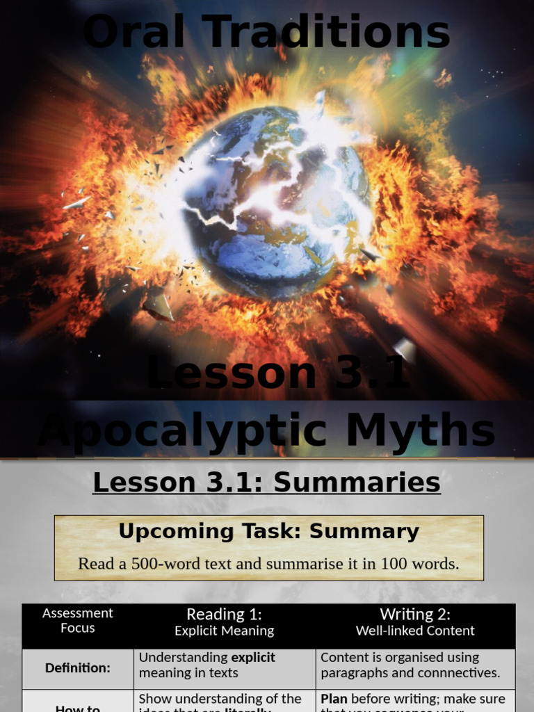 Apocalyptic Myths: Lessons and Tasks | PDF | Jesus | Messiah