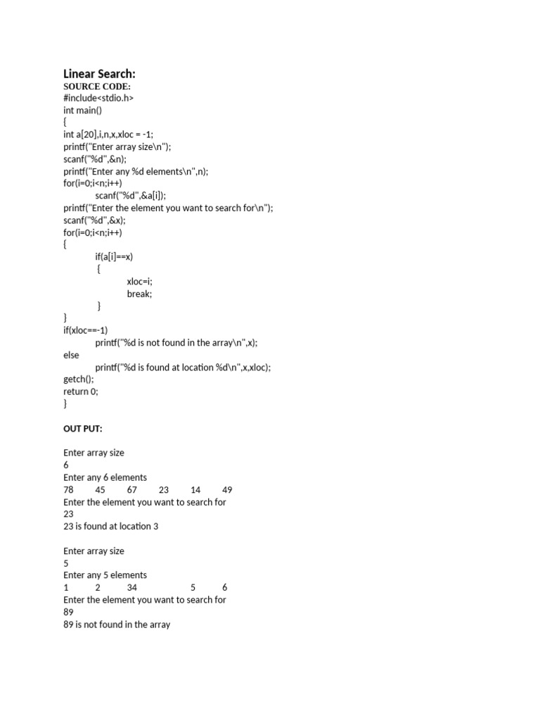 Searching & Sorting PPS | PDF | Computer Engineering | Computer Programming Searching & Sorting PPS | PDF | Computer Engineering | Computer Programming