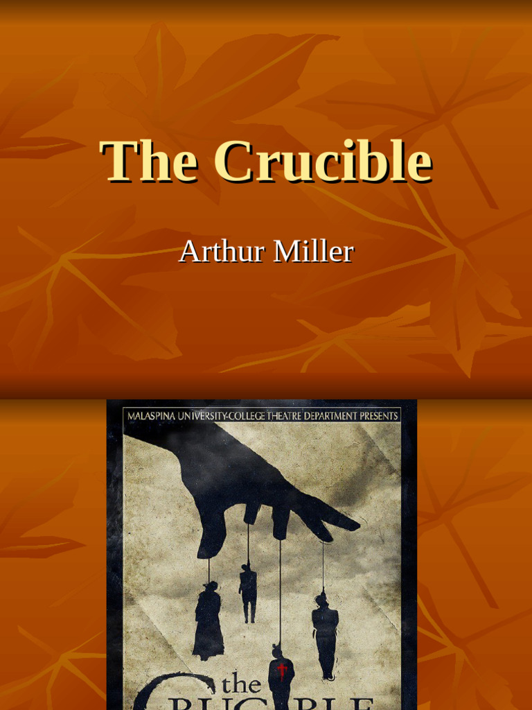 Crucible - Background 2016 | PDF | Mc Carthyism | Witchcraft