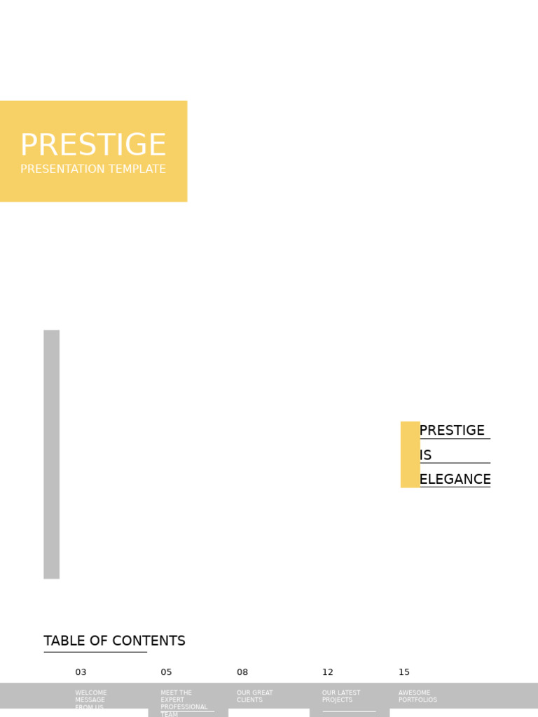 PRESTIGE | PDF