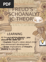 Freud's Psychosexual Development Stages | PDF | Id | Psychological Theories