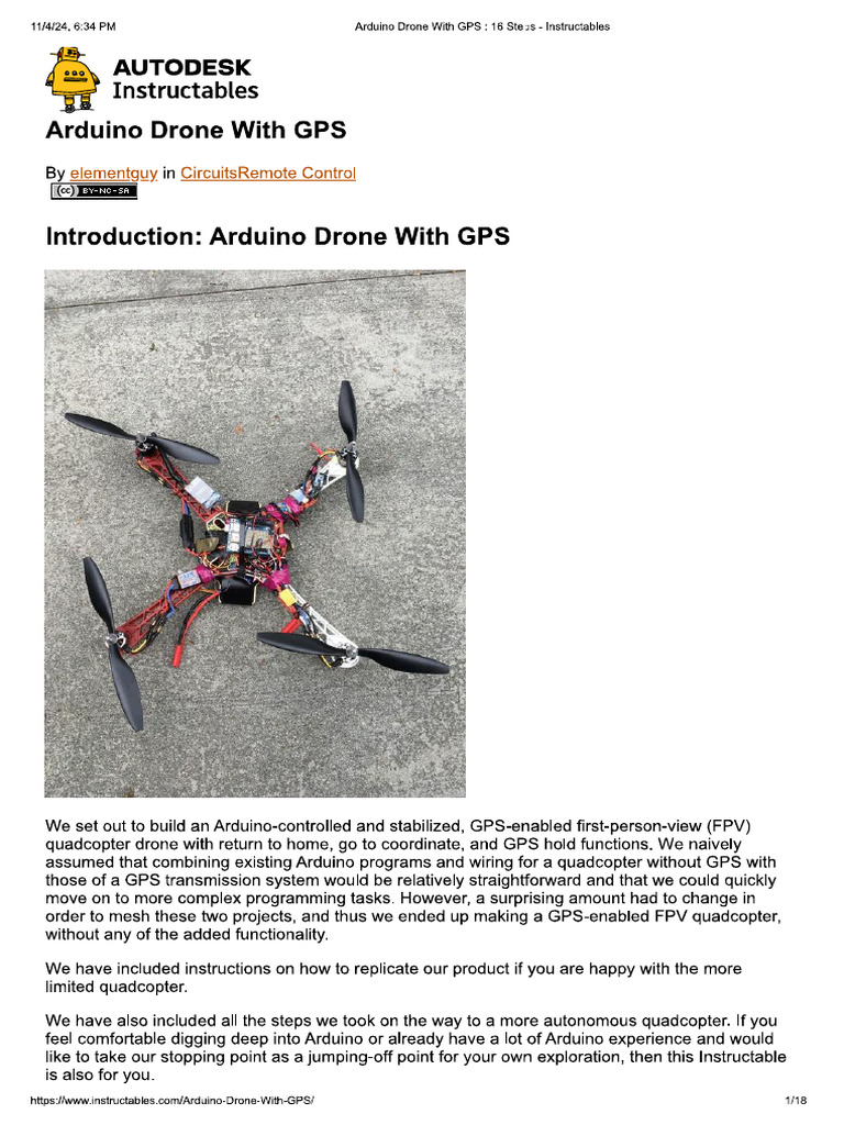 Drone Project | PDF