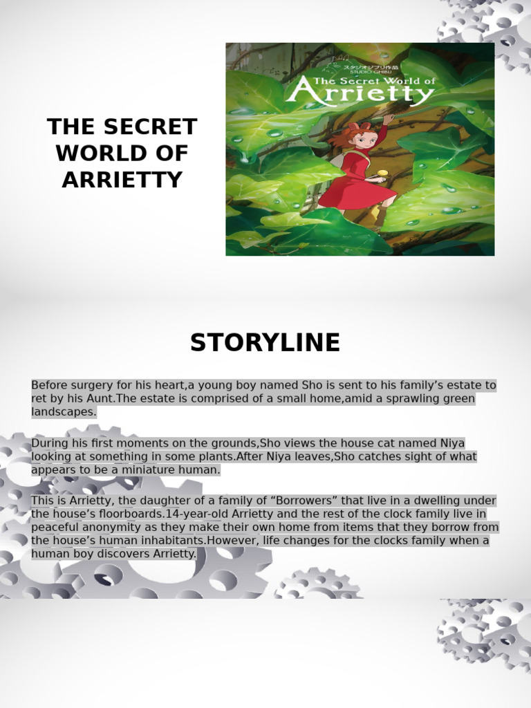 The Secret World of Arrietty Explained | PDF