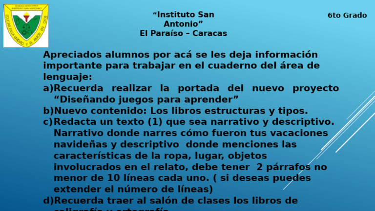 Tarea 6t0 Grado | PDF