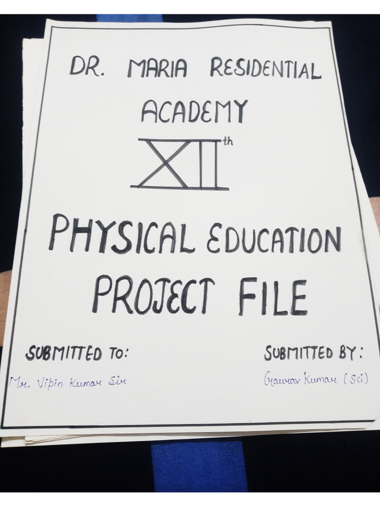 Physical Education Project File | PDF