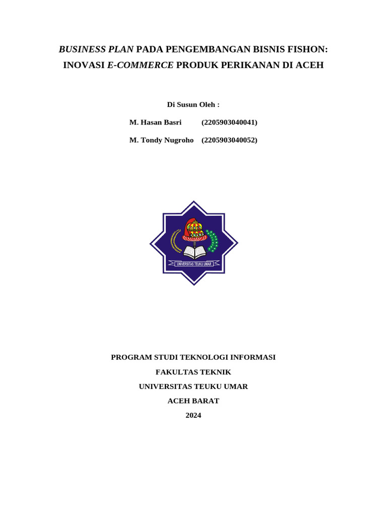 Laporan Website E-Commerce Fish On | PDF