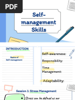 Self-Management Skills | PDF | Psychology | Psychological Concepts