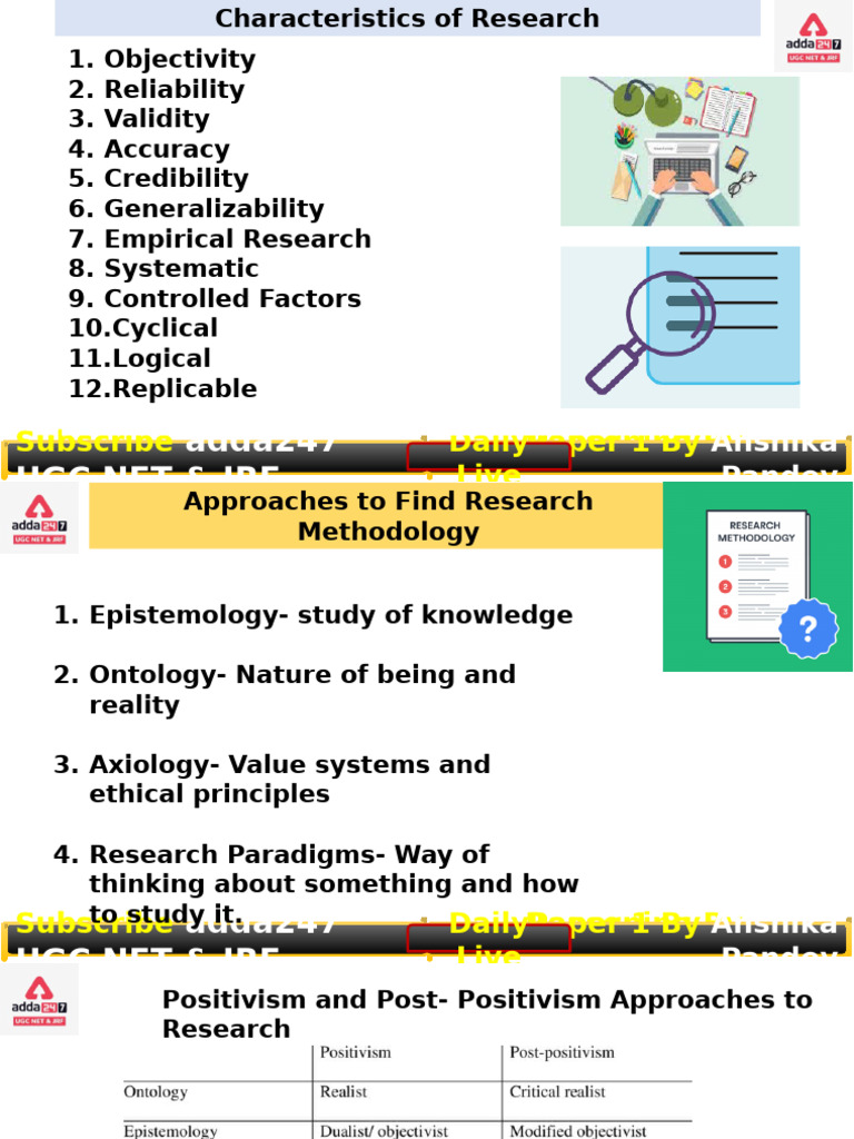 Basics of Research Aptitude | PDF | Positivism | Methodology