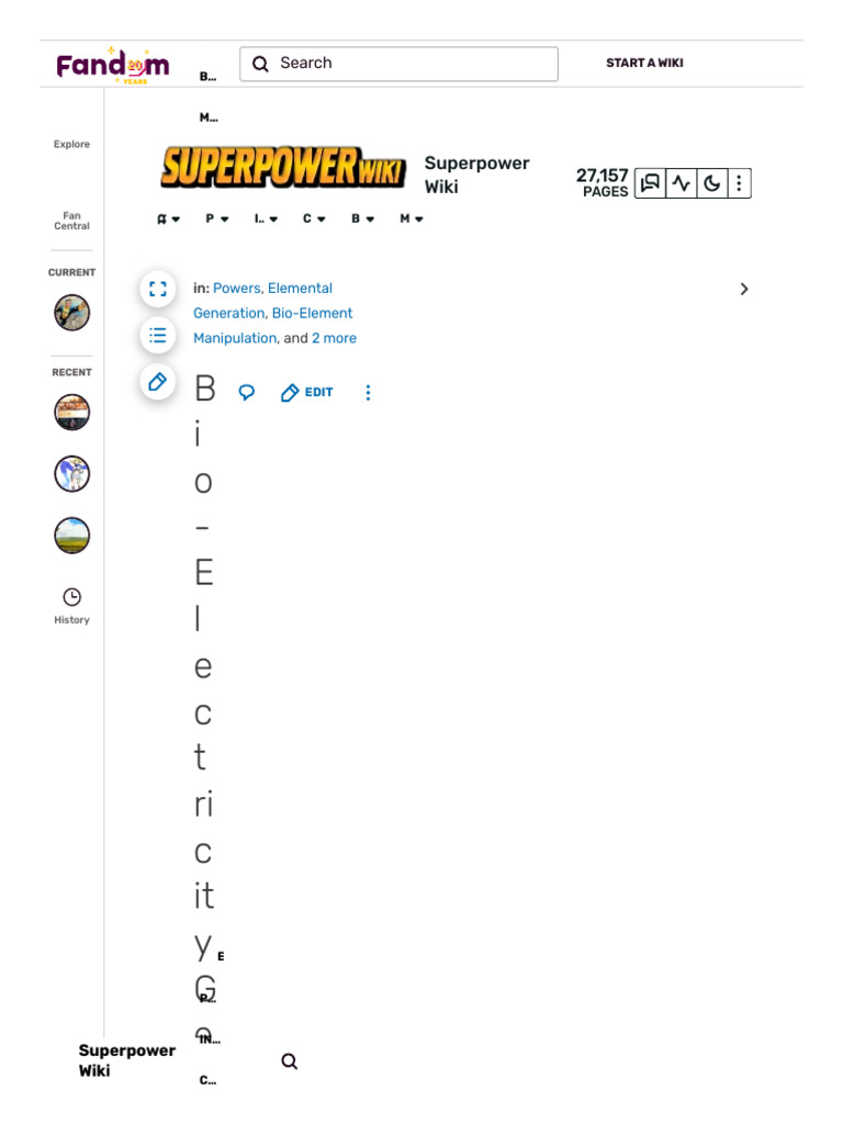 Bio-Electricity Generation Superpower | PDF | Wiki