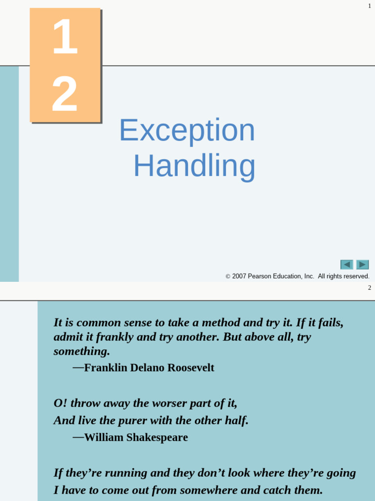 Exception Handling in .NET Programming | PDF | Class (Computer Programming) | Inheritance ...