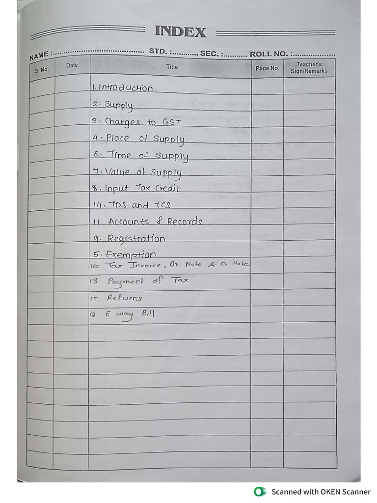Idt Swapnil Sir Excluding Return & e Way Bill-1 | PDF