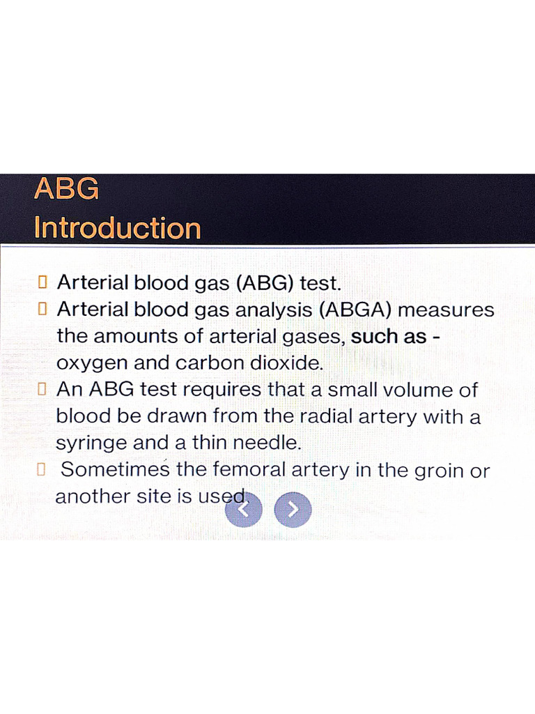 U-5 (ABG Normal Values) | PDF