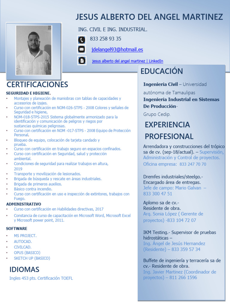 CV Jesus Del Angel Oct 2022 | PDF