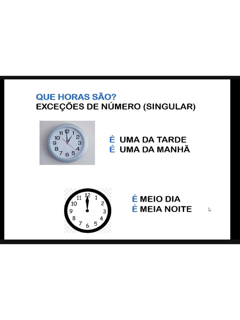 Que Hora Sao | PDF