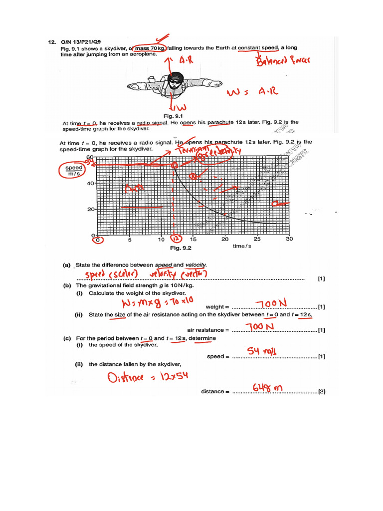 Motion and Forces (Class Activity) - 1 | PDF