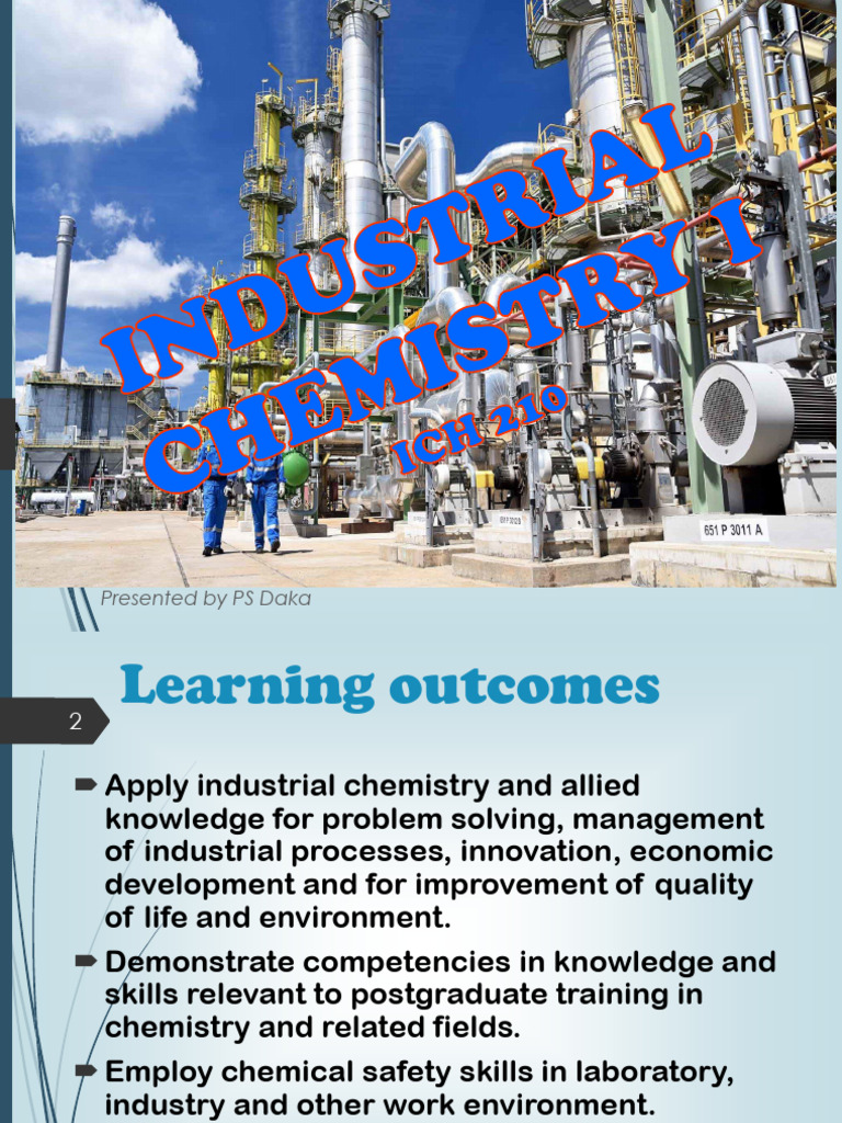 Introduction to Industrial Chemistry | PDF | Chemical Industry | Chemistry