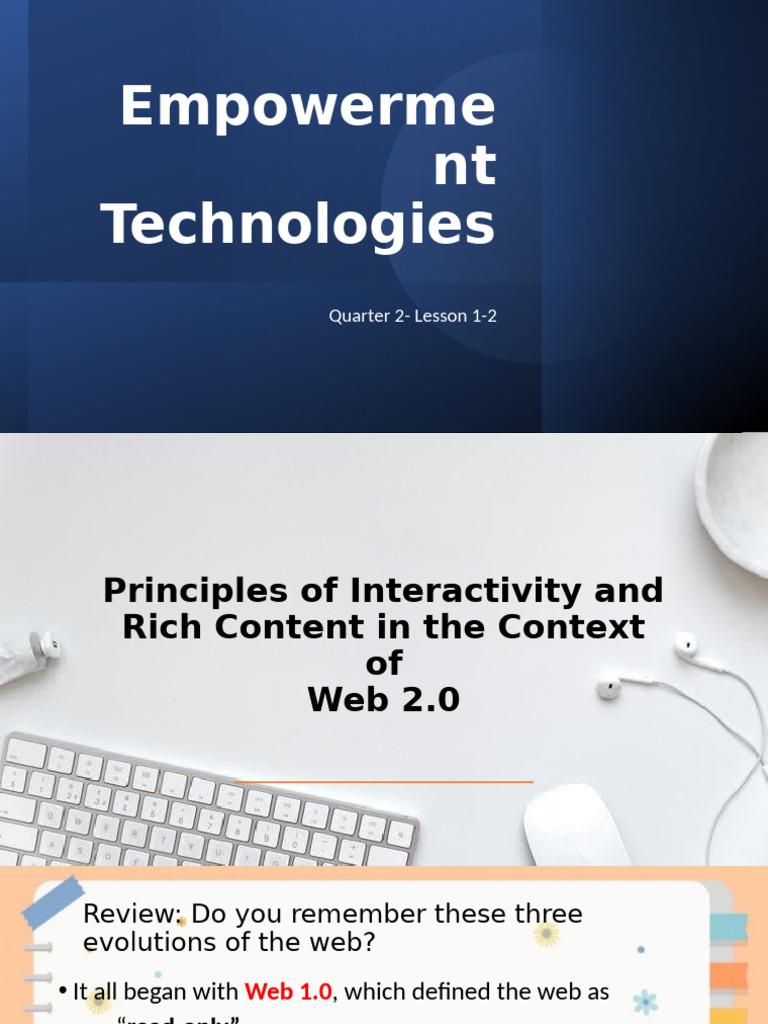 Empowerment Technologies Q2 L1 | PDF | Multimedia | Interactive Media