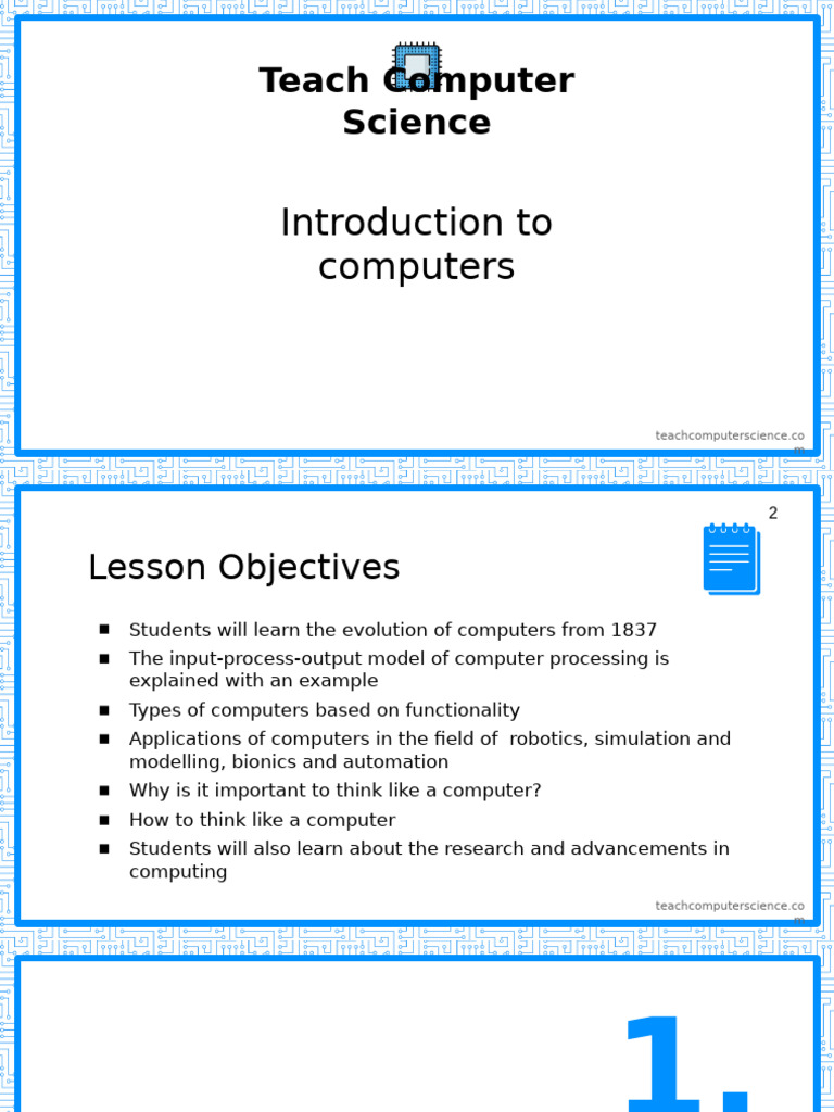 Introduction to Computer Science Basics | PDF | Abstraction (Computer Science) | Nanotechnology